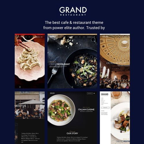 Grand Restaurant Cafe WordPress Theme – SaveFunda